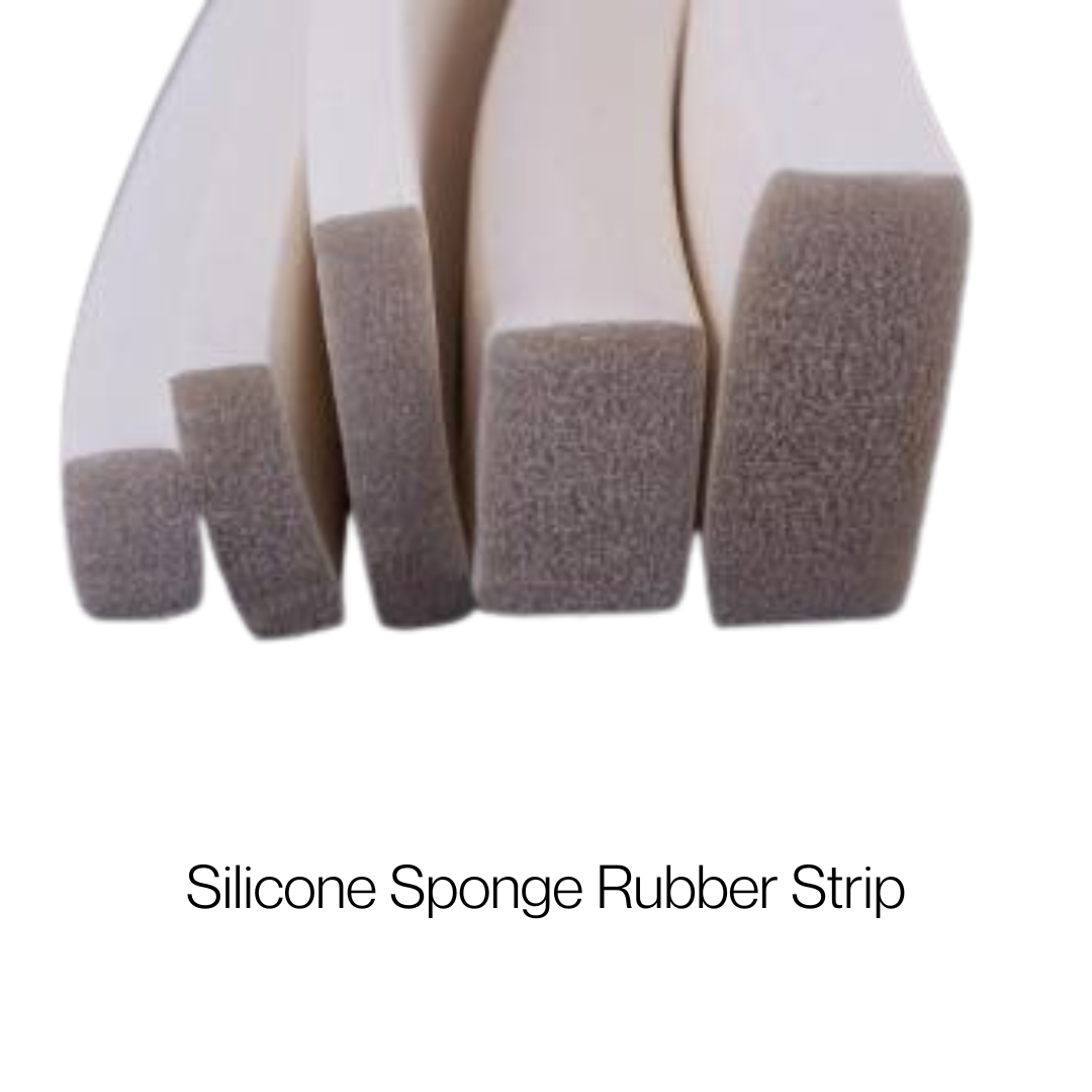 Silicone Sponge Rubber Strip | Plain or Self Adhesive | Sold Per 25 Me ...